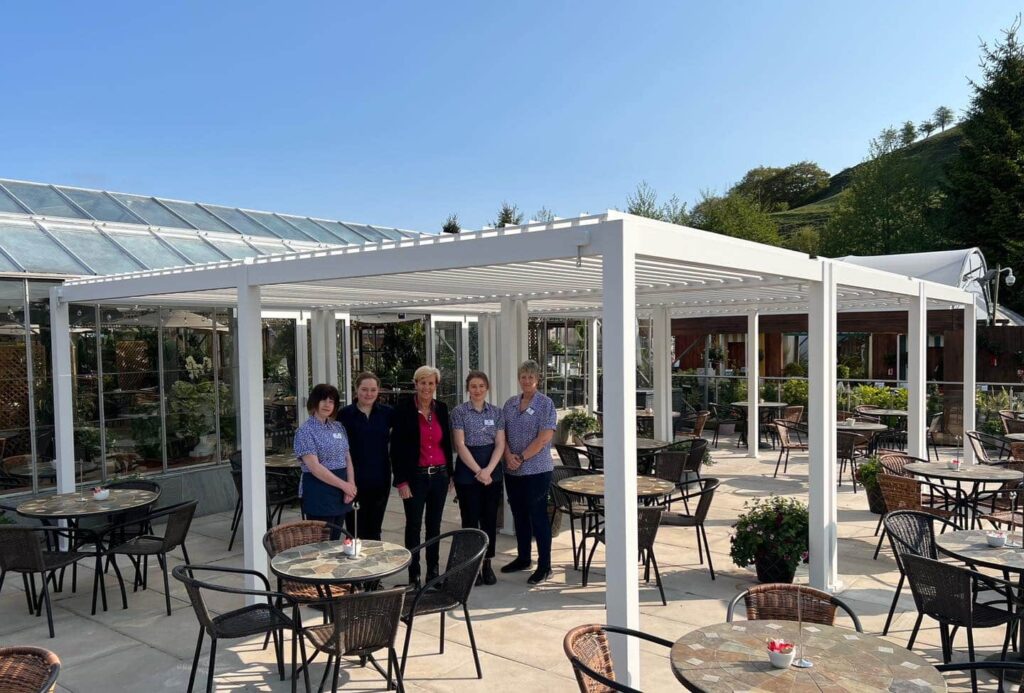 Our pergolas are complete and ready to be used - Gordon Rigg