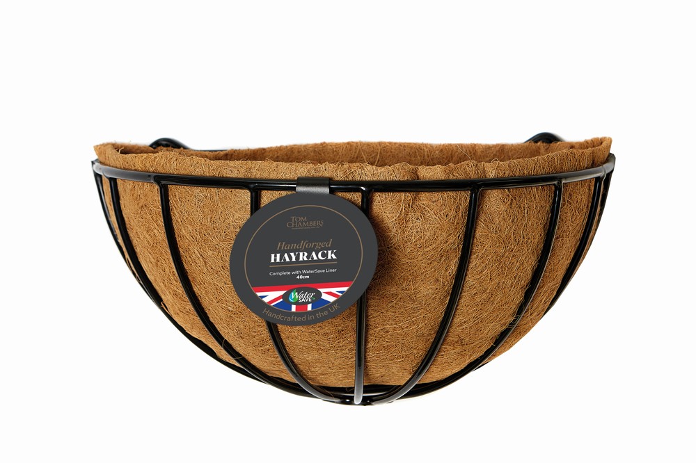 40cm hand-Forged Hayrack with liner - Gordon Rigg