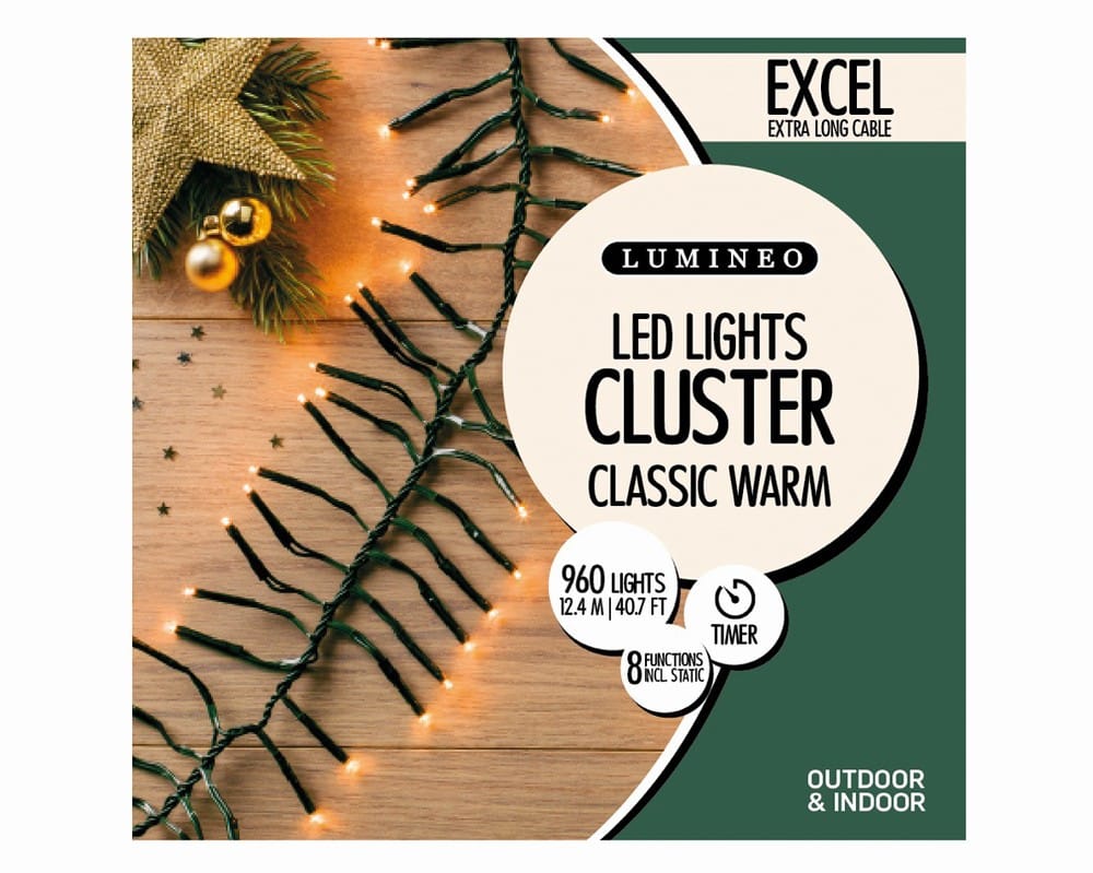 960 Excel Cluster Lights Classic White - Gordon Rigg