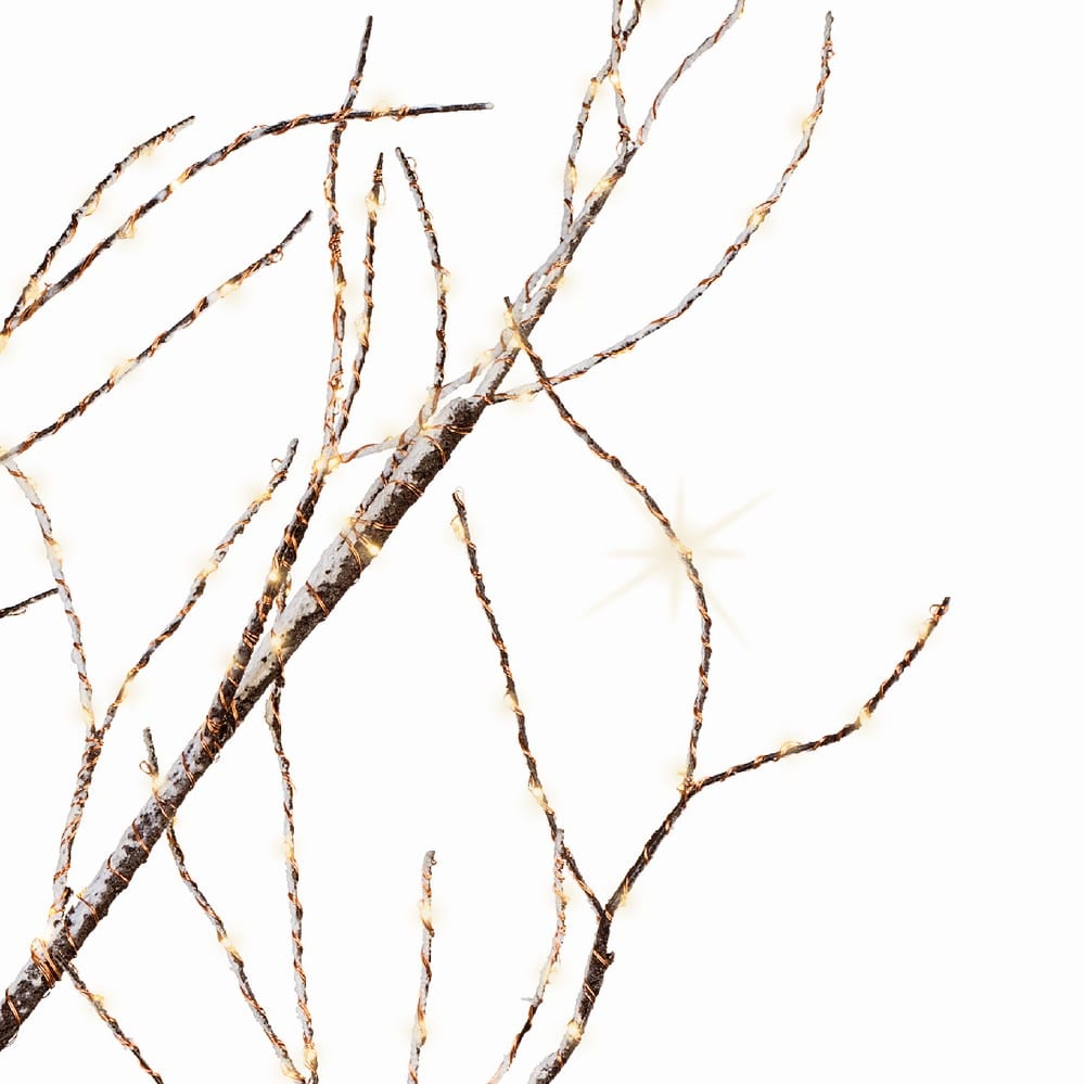 1m Micro LED Birch Tree with Snow Detail - Gordon Rigg