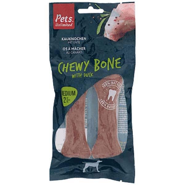 Chewy Bones Duck Medium 2 Pack - Gordon Rigg
