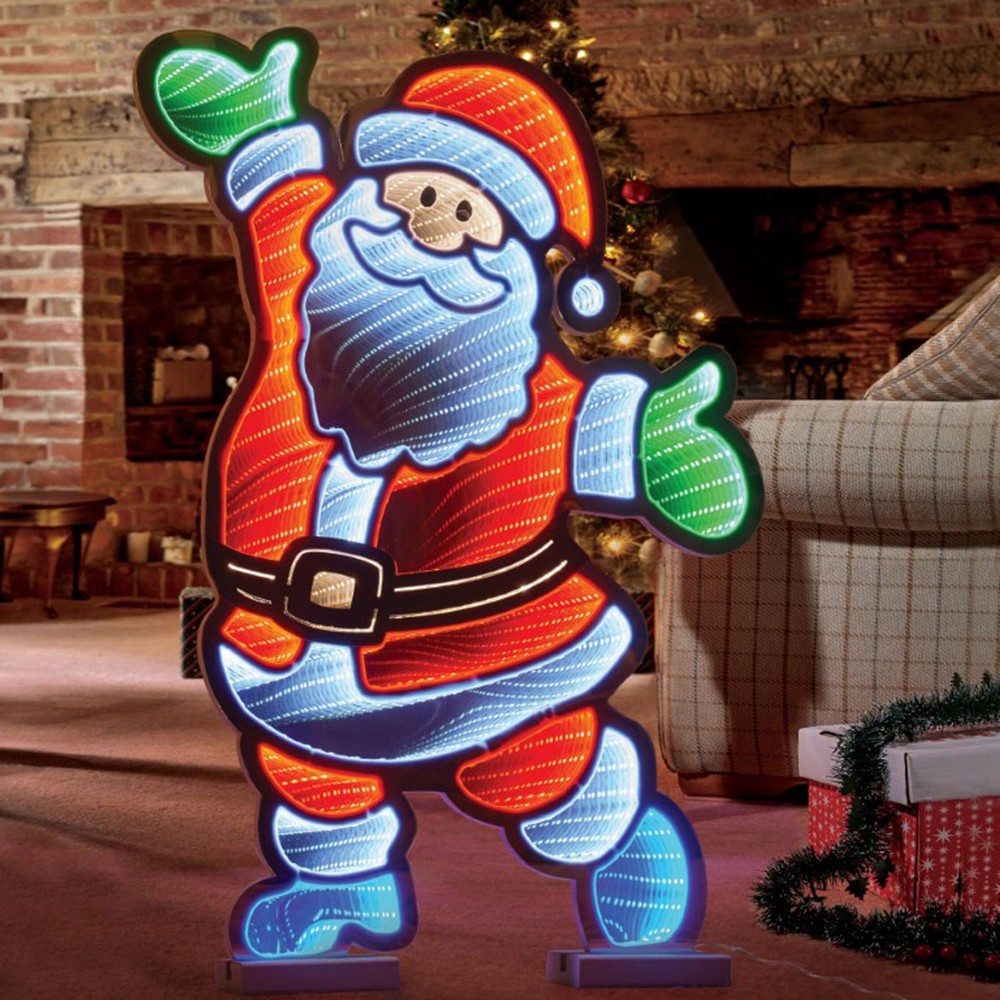 1.8m LED Infinity Santa - Gordon Rigg